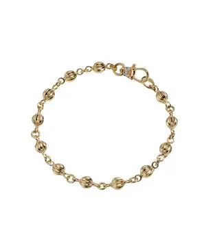 LUCY DELIUS Baby Diamond Ball Breaker Bracelet - Yellow