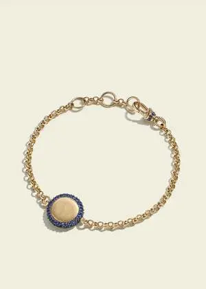 LUCY DELIUS Sapphire Pocket Watch Bracelet