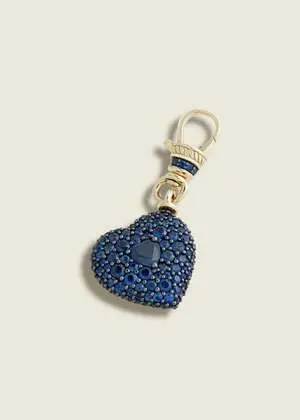 LUCY DELIUS Lucy Delius Jewellery Sapphire Chubby Love Pendant Blue