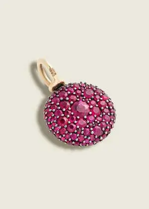 LUCY DELIUS Ruby Pocket Watch Pendant - Red