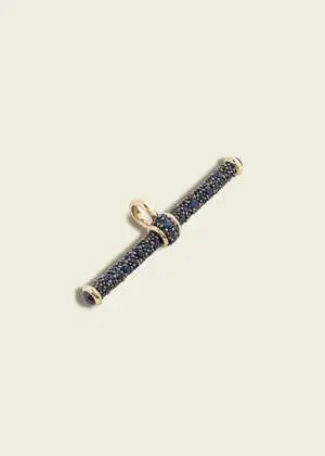 LUCY DELIUS Sapphire T-bar Pendant - Blue