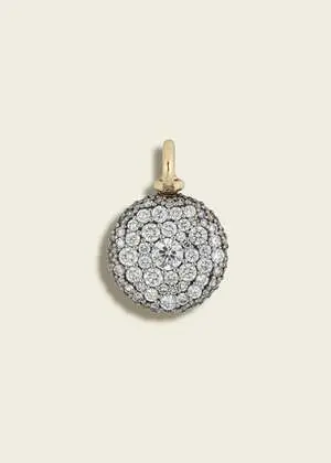 LUCY DELIUS Diamond Pocket Watch Pendant - Yellow