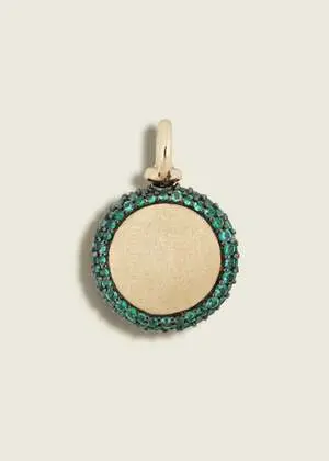 LUCY DELIUS Emerald Pocket Watch Pendant - Green