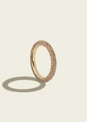 LUCY DELIUS Champagne Diamond Eternity Ring
