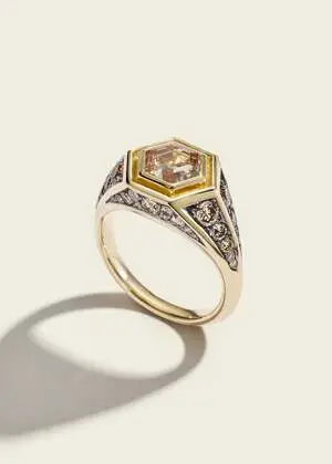 LUCY DELIUS Origin Pinky Ring - Yellow