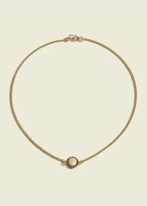 LUCY DELIUS Pocket Watch Necklace - Brown
