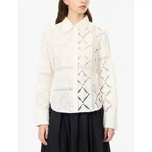 SKALL STUDIO Fauna Floral-embroidered Cotton Shirt