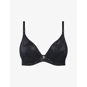 Chantelle Glaze Plunge T-shirt Bra - Black