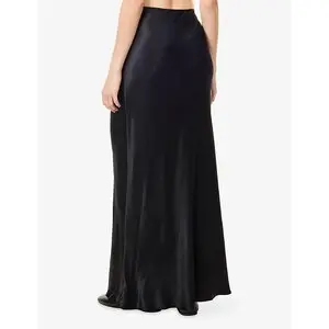 Rails Romina Bias-cut Satin Maxi Skirt