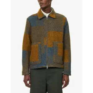 Nn07 Gael Checked Wool-blend Jacket