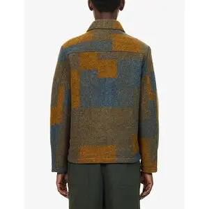 Nn07 Gael Checked Wool-blend Jacket