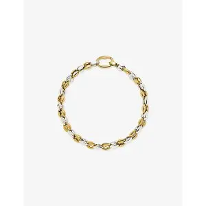 MISSOMA Mariner 18ct Gold Pvd And Platinum Pvd Plated Stainless-steel Bracelet - Mixed