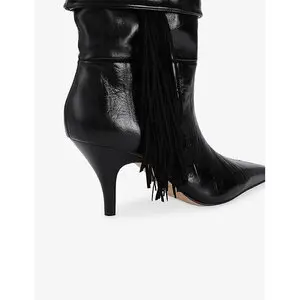Kurt Geiger Piccadilly Slouch Leather Boots