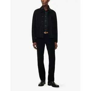 TOM FORD Patch-pocket Suede Chore Jacket