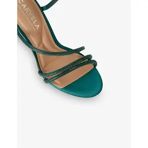 Carvela Spiral 105 Woven Heeled Sandals