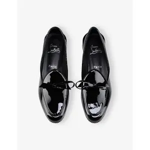 CHRISTIAN LOUBOUTIN Mocastrass Patent-leather Loafers