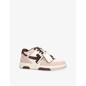 Off-White Out Of Office Leather Trainers - Pink Comb