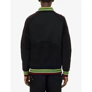 NICHOLAS DALEY Warm-up Stripe-trim Cotton Jacket