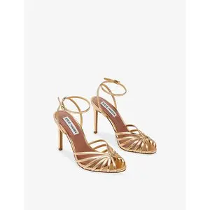 Steve Madden Mizuna Heeled Faux-leather Sandals