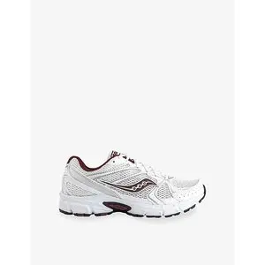 Saucony Ride Millennium Mesh Trainers - White Maroon
