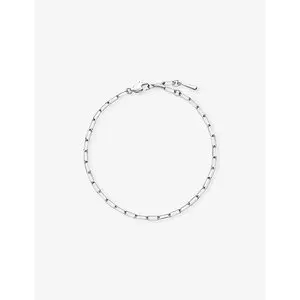 MISSOMA Mini Paperclip Platinum-plated Stainless Steel Chain Bracelet - Silver