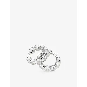 MISSOMA Tennis Sterling-plated Brass Hoop Earrings