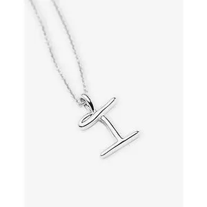 MISSOMA Curly Molten Mini Initial Plated Sterling Necklace - Silver