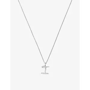 MISSOMA Curly Molten Mini Initial Plated Sterling Necklace - Silver