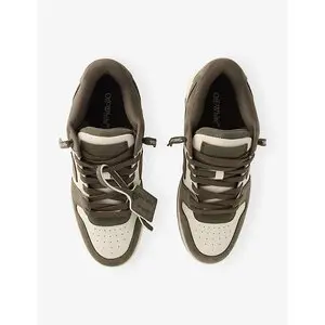 Off-White Out Of Office Suede Trainers - Grey Mid