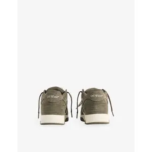 Off-White Out Of Office Suede Trainers - Grey Mid