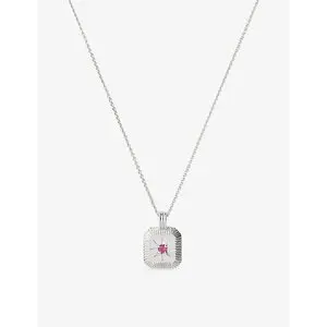MISSOMA Sterling- And Crystal Pendant Necklace