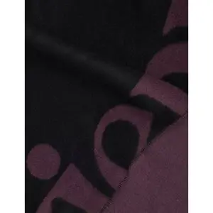 VIVIENNE WESTWOOD Two-toned Jacquard-logo Wool Scarf