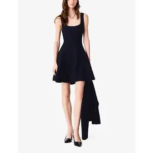 Maje Sequin-embellished Jacquard Woven Mini Dress