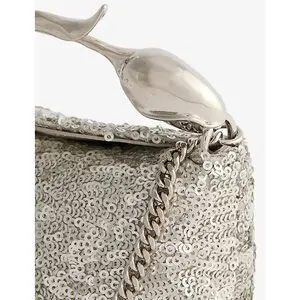 Erdem Sequinned Micro Bloom Bag