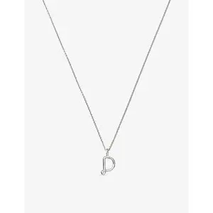 MISSOMA Curly Molten Mini Initial D -plated Sterling Necklace - Silver