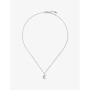 MISSOMA Curly Molten Mini Initial E -plated Sterling- Necklace - Silver