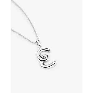 MISSOMA Curly Molten Mini Initial Necklace - Silver