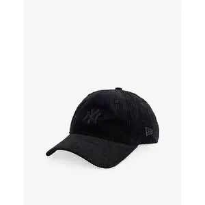 New Era 9twenty New York Yankees Cord Cotton Baseball Cap - Black
