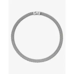 MISSOMA Heirloom Chain Platinum-plated Stainless Steel Choker Necklace - Silver