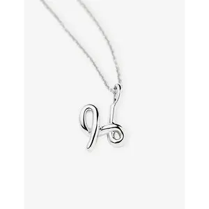 MISSOMA Curly Molten Mini Initial H Plated Sterling Necklace - Silver