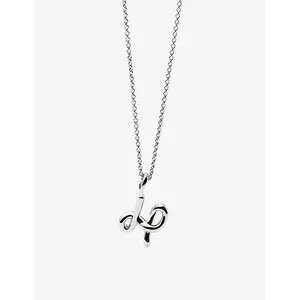 MISSOMA Curly Molten Mini Initial H Plated Sterling Necklace - Silver