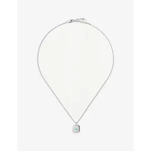 MISSOMA December Birthstone Sterling- And Crystal Pendant Necklace - Silver