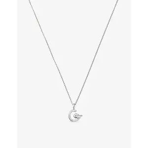 MISSOMA Curly Molten Mini Initial G Plated Sterling Necklace - Silver