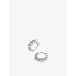 MISSOMA Tidal Small Plated Brass Hoop Earrings