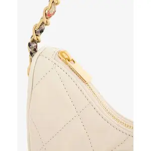 Burberry Horseshoe Chain Leather Shoulder Bag
