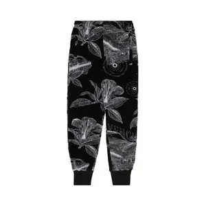 Givenchy Velvet Plant Print Track Pants