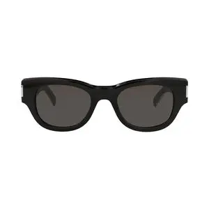 Saint Laurent Cat Eye-frame Recycled Acetate Sunglasses Crystal Grey - Black