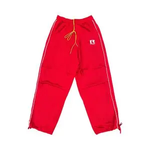 Rhude Mesh Piping Parachute Track Pant /white - Red