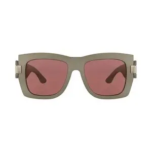 Gucci Square-frame Injection Sunglasses /red - Grey