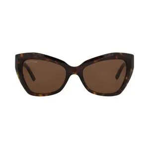 Balenciaga Cat Eye Frame Recycled Acetate Sunglasses 'havana - Brown